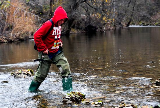 Marko Arsovski Crosses River Pcinja Which Editorial Stock Photo - Stock ...