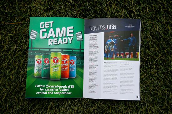 Carabao Advert Inside Matchday Programme Editorial Stock Photo - Stock ...