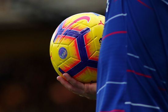 Official Nike Matchball Featuring Premier League Editorial Stock Photo ...