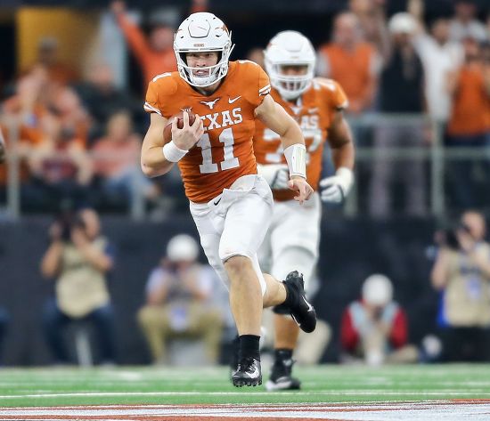 Texas Quarterback Sam Ehlinger 11 During Editorial Stock Photo - Stock Image | Shutterstock