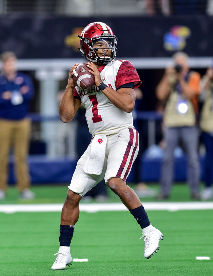 Oklahoma Quarterback Kyler Murray 1 During Editorial Stock Photo ...