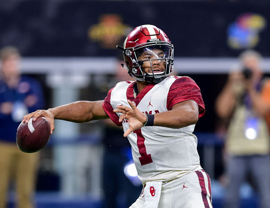 Oklahoma Quarterback Kyler Murray 1 During Editorial Stock Photo ...