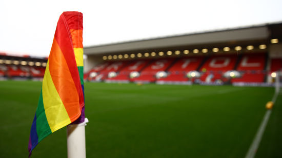 Stonewall Rainbow Laces Corner Flags Ashton Editorial Stock Photo ...