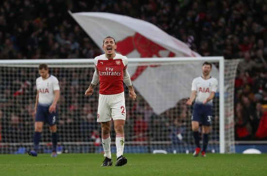 Hector Arsenal Celebrates 4th Goal Spurs Editorial Stock Photo - Stock ...