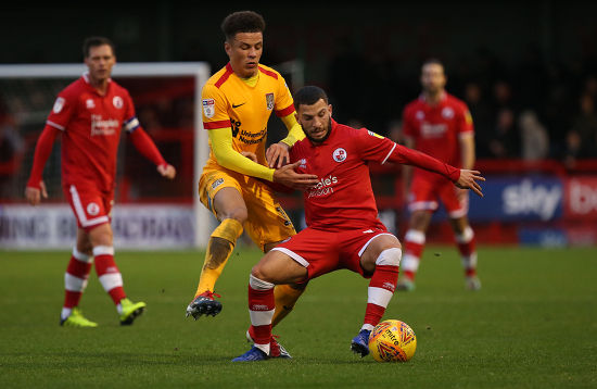 Luke Gambin Crawley Action During Efl Editorial Stock Photo - Stock ...