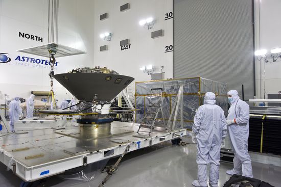 Inside Astrotech Processing Facility Vandenberg Air Editorial Stock ...