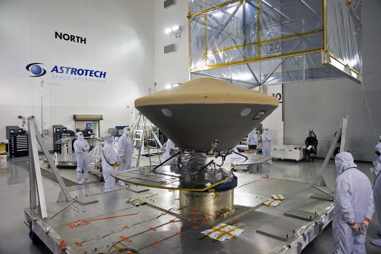 Inside Astrotech Processing Facility Vandenberg Air Editorial Stock ...