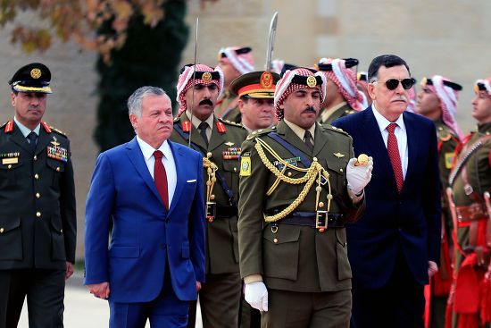 Jordans King Abdullah Ii Libyan Prime Editorial Stock Photo - Stock ...