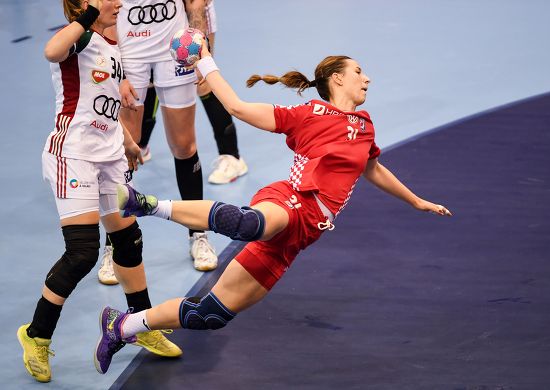 Ana Debelic Croatia Action During Ehf Editorial Stock Photo - Stock ...