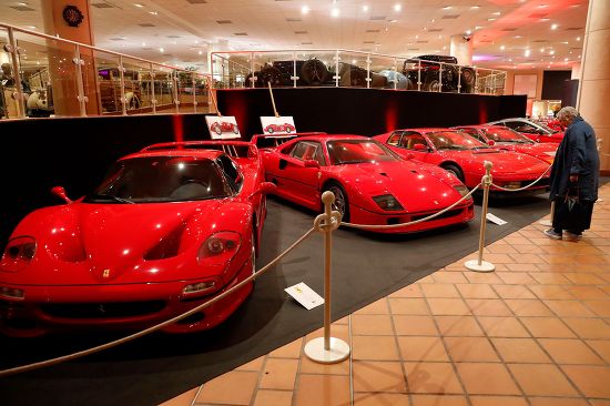 Visitor Looks Vehicles During Exhibition Ferrari Editorial Stock Photo ...