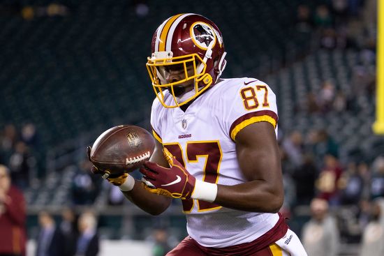 Washington Redskins Tight End Jeremy Sprinkle Editorial Stock Photo ...