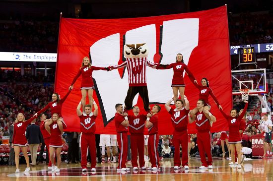 Cheerleading Squad Entertains Crowd During Timeout Editorial Stock ...