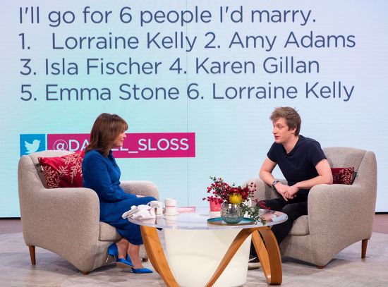 Lorraine Kelly Daniel Sloss Editorial Stock Photo - Stock Image ...