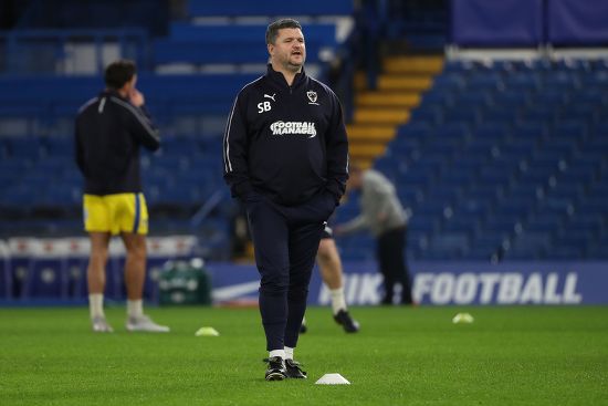 Afc Wimbledon Coach Simon Bassey Taking Editorial Stock Photo - Stock ...