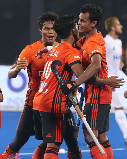 Faizal Saari C Celebrates Teammates After Editorial Stock Photo - Stock ...