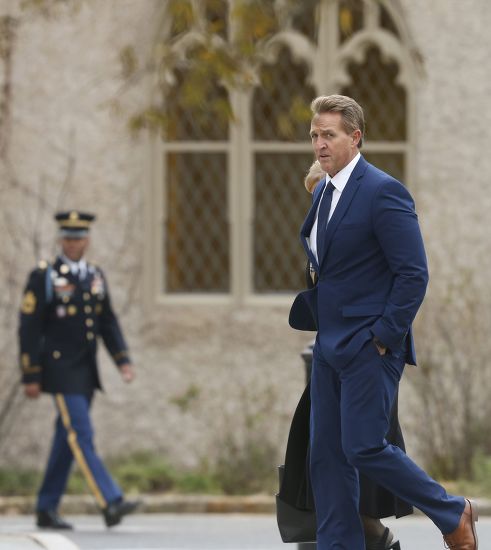 Senator Jeff Flake Arizona Arrives State Editorial Stock Photo - Stock ...