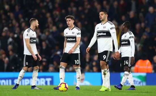 Fulham Players Look Dejected After James Editorial Stock Photo - Stock ...