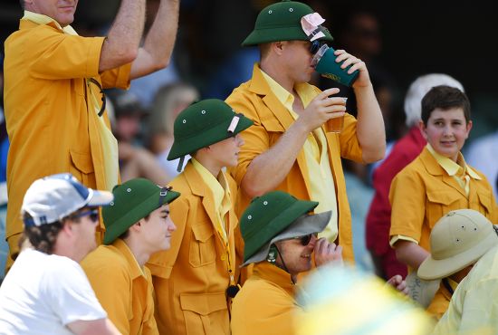 Australian Supporters Look On During Day Editorial Stock Photo - Stock ...