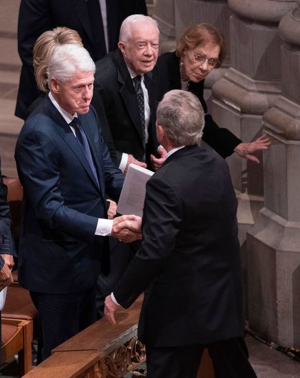 Former President George W Bush Greets Editorial Stock Photo - Stock ...