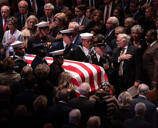 Casket President George H W Bush Editorial Stock Photo - Stock Image ...