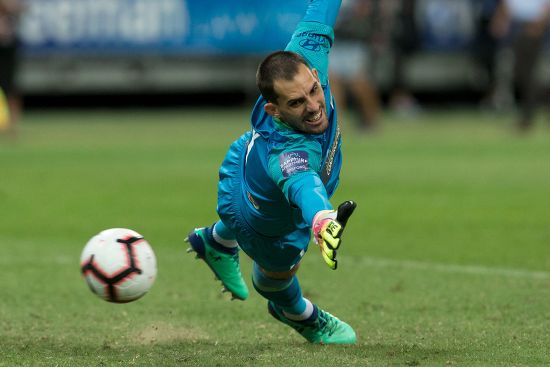 Central Coast Mariners Goalkeeper Ben Kennedy Editorial Stock Photo ...