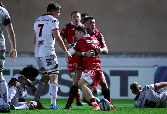 Scarlets Vs Ulster Scarlets Steff Evans Editorial Stock Photo - Stock ...