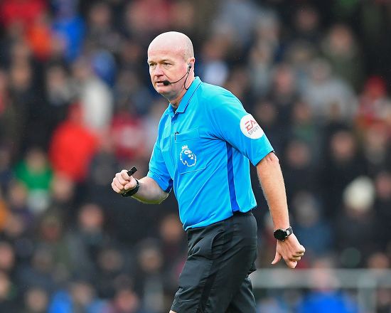 Referee Lee Mason During Afc Bournemouth Editorial Stock Photo - Stock ...