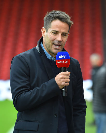 Sky Sports Pundid Jamie Redknapp Doing Editorial Stock Photo - Stock ...