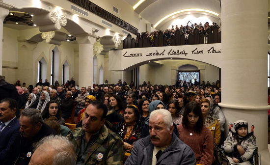 Iraqi Chaldean Christians Attend Mass Saint Editorial Stock Photo ...