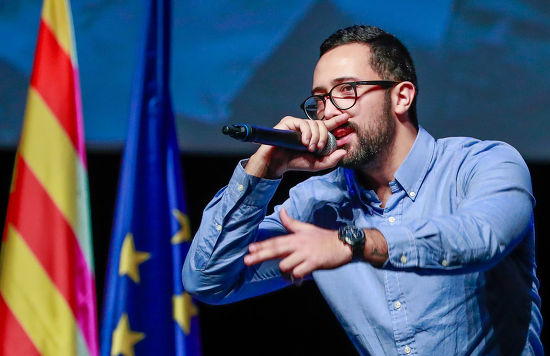 Spanish Rapper Valtonyc Sing During Ceremony Editorial Stock Photo ...
