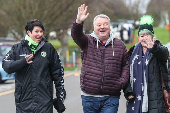 Fgr Fans Arrive Ground During Efl Editorial Stock Photo - Stock Image ...