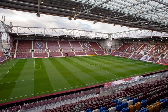 General View Inside Tynecastle Stadium Edinburgh Editorial Stock Photo ...