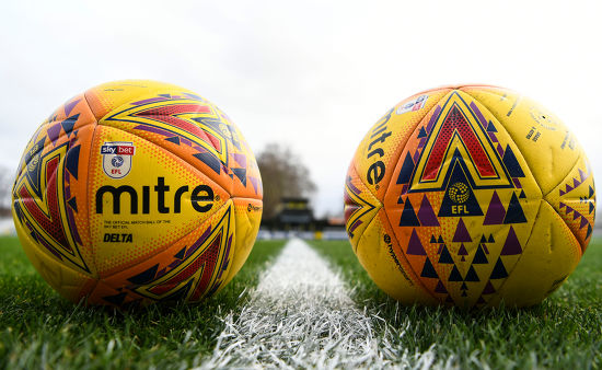 Efl Mitre Delta Match Balls Editorial Stock Photo - Stock Image ...