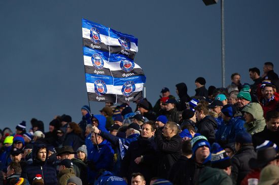 Bath Rugby Fan Crowd Waves Flag Editorial Stock Photo - Stock Image ...