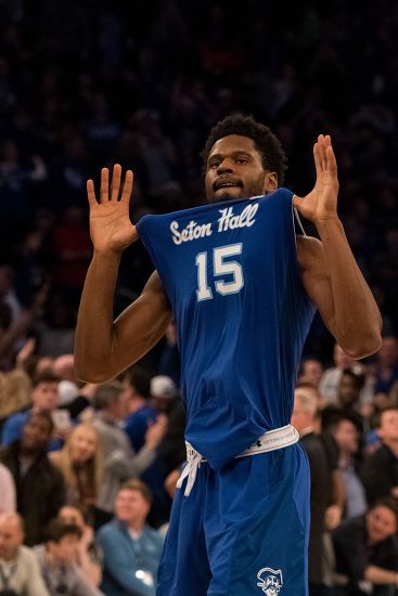 Seton Hall Pirates Forward Taurean Thompson Editorial Stock Photo ...