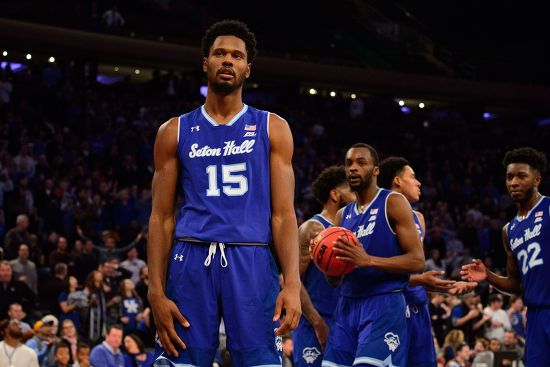 Seton Hall Pirates Forward Taurean Thompson Editorial Stock Photo ...