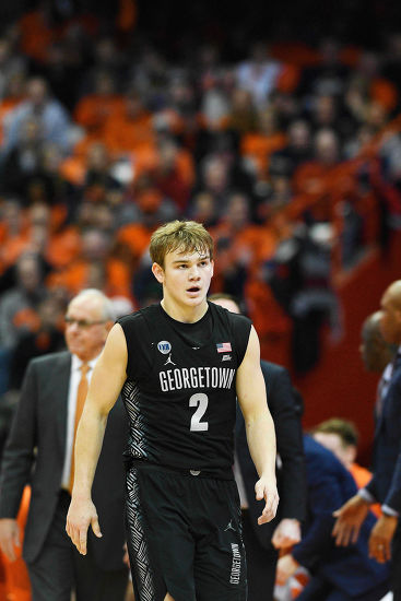 Georgetown Hoyas Freshman Guard Mac Mcclung Editorial Stock Photo ...