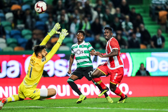 Sportings Abdoulay Diaby C Scores 41 Editorial Stock Photo - Stock ...