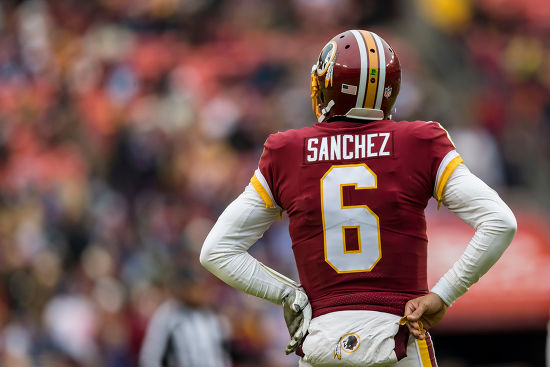 Washington Redskins Quarterback Mark Sanchez 6 Editorial Stock Photo ...