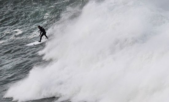 French Surfer Pierre Rollet Action During Editorial Stock Photo - Stock ...