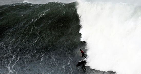 Portuguese Surfer Alex Botelho Action During Editorial Stock Photo ...