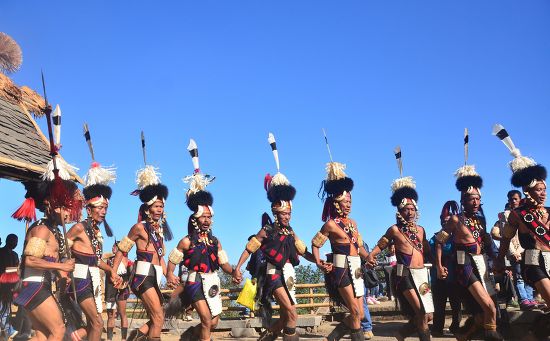 Naga Tribesman Khiamniungan Tribe Performs On Editorial Stock Photo ...
