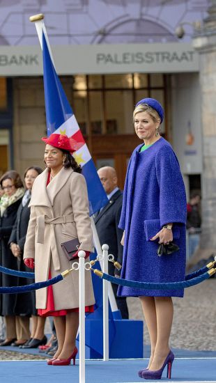 Queen Maxima Ligia Fonseca During Welcome Editorial Stock Photo - Stock ...