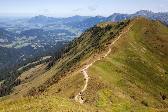 Ridge Hiking Trail Between Summit Fellhorn Editorial Stock Photo ...