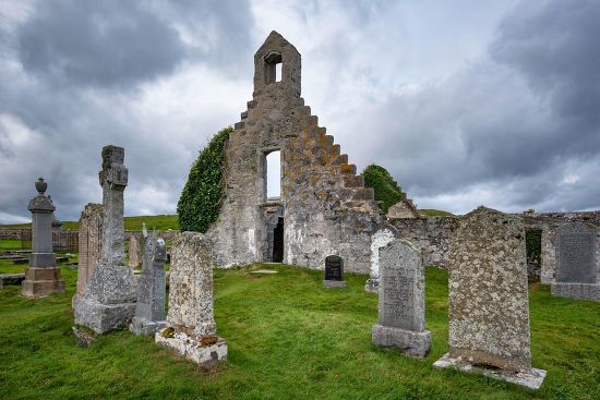 Church Ruin Old Cemetery Balnakeil Durness Editorial Stock Photo ...