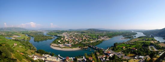 Rivers Kir Drin Buna Panoramic View Editorial Stock Photo - Stock Image ...