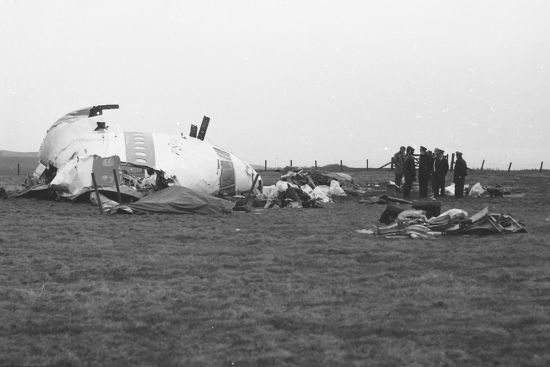 Parkert Fueslage Boeing 747 Aftermath Lockerbie Editorial Stock Photo ...
