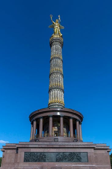 Victory Column Victoria Popularly Known Goldelse Editorial Stock Photo ...