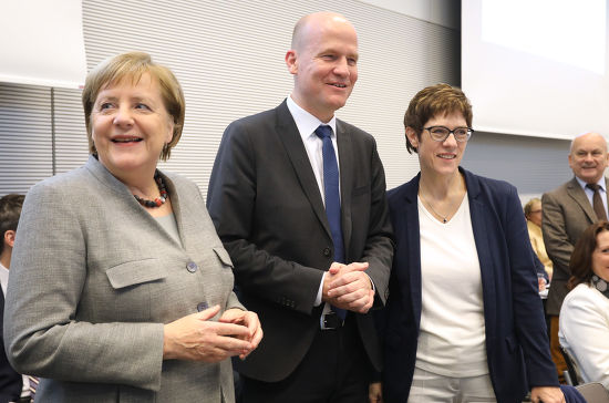 Lr German Chancellor Angela Merkel Leader Editorial Stock Photo - Stock ...