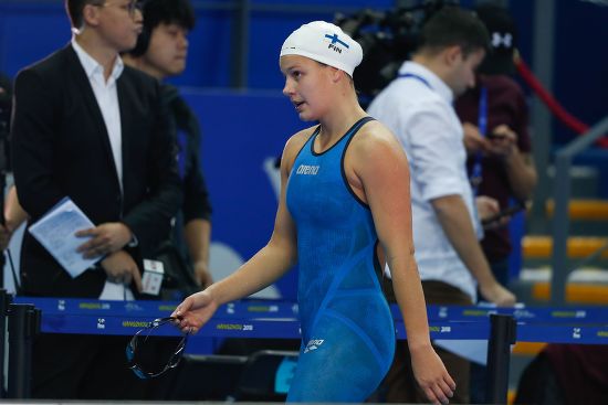 Ida Hulkko Finland Reacts After Competing Editorial Stock Photo - Stock ...